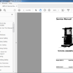 Toyota Forklift 8BNCU15 8BNCU18 & 8BNCU20 Parts Catalog Manual SN 55001 ...